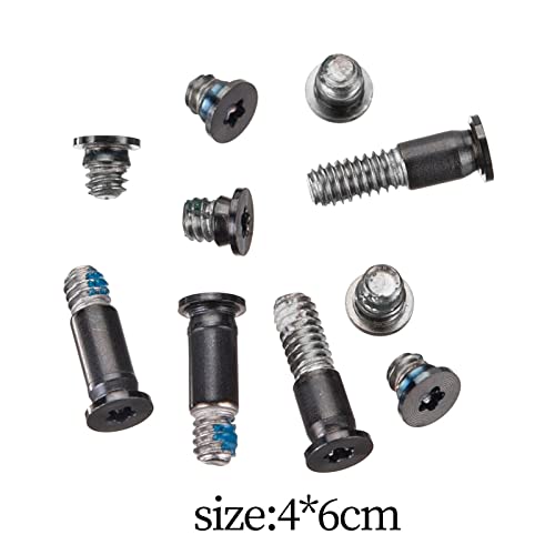 Ronyme 10Pcs Bottom Case Cover Screws Professional for 13in A1932 Accessory Spare Parts Notebook, Gray