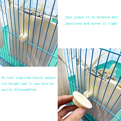 WEWAYKGJ Rabbits Hay Feeder Guinea Pigs Hay Rack Bunny Feeding Holder Hanging Chinchillas Hay Dispenser Minimize Waste Mess Hay Rack for Small Animals 2 Pcs (Pink)