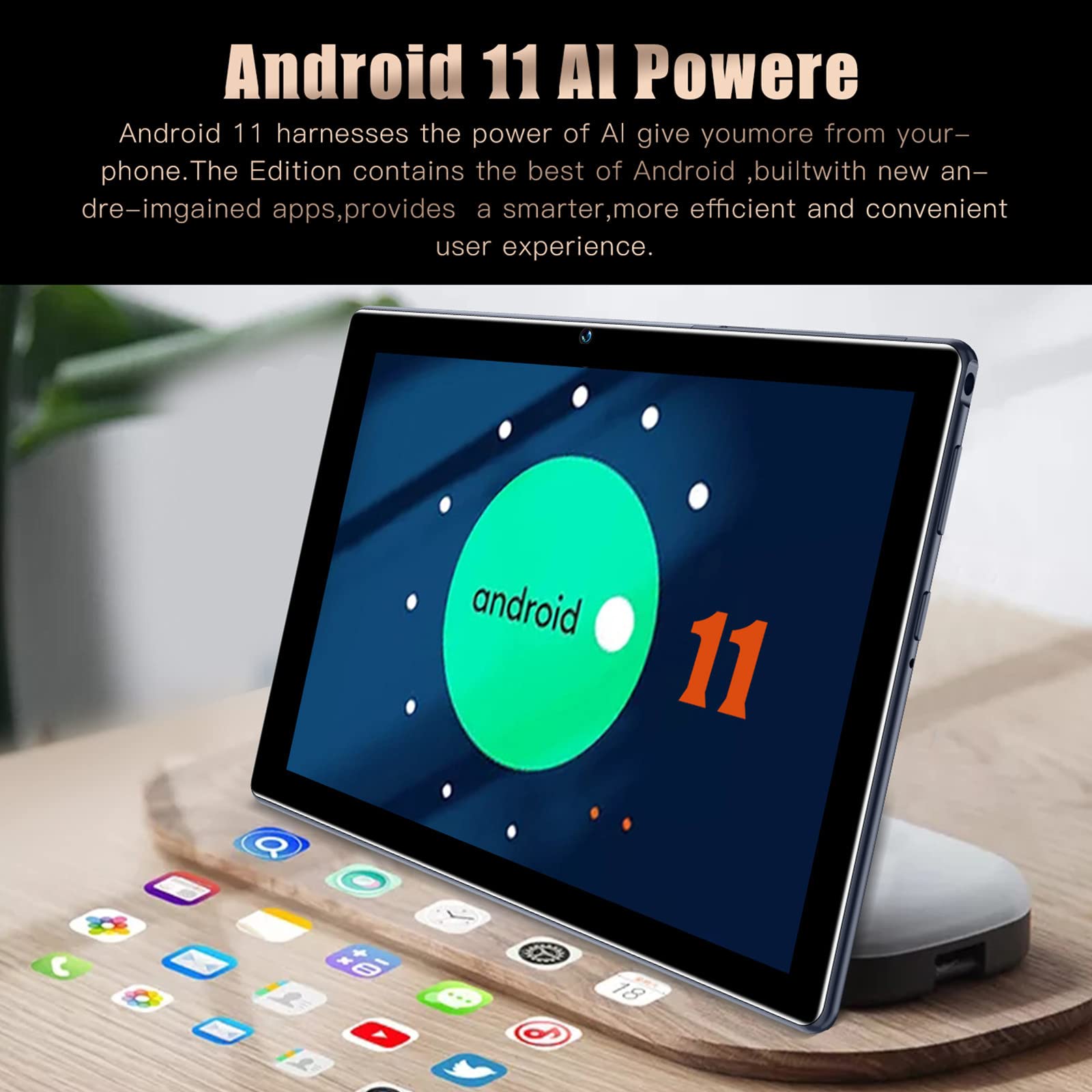 Tablet 8", 1GB+16GB Tablets, 3500 mAh Battery, Dual Camera, HD Touchscreen, Android Tablets PC, 10mm Thin Body, WiFi-Bluetooth Unlocked Phablet, The Gift for Kids/Friends (Silver)