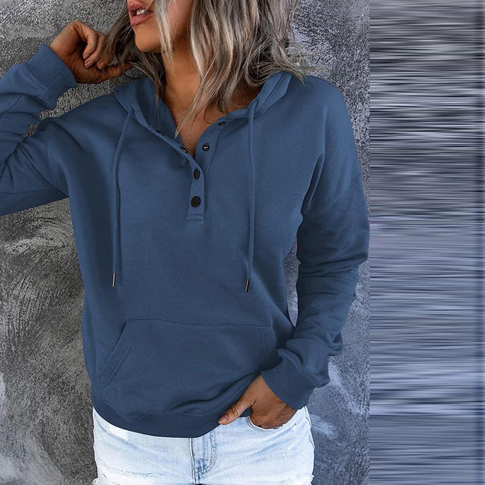 Lovely Nursling Hoodies for Women Pullover, Womens Casual Zipper Long Sleeve Hoodie Pullover Sweatshirts Hooded Tops with Drawstring