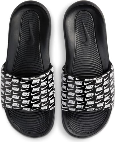 Nike Men's Victori One Slides, Black/White-black, 9
