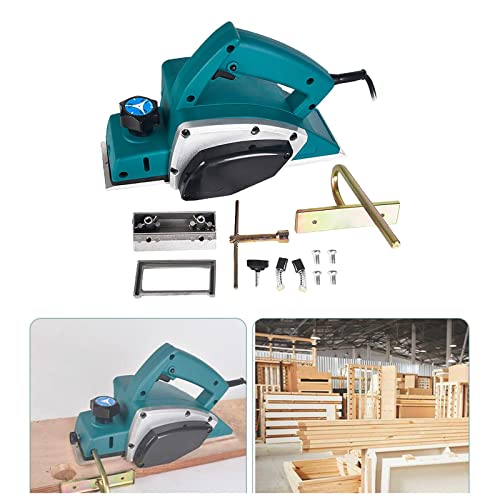 UGPLM Electric Hand Planer High Power Portable with Handle 220V Engineering Wood Processing Hand Held for DIY Woodworking Equipment