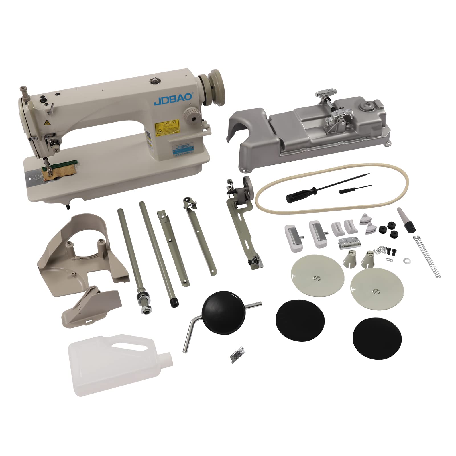 Industrial Sewing Machine, 550W Upholstery Sewing Machine with Motor Commercial Sewing Machine for Clothes