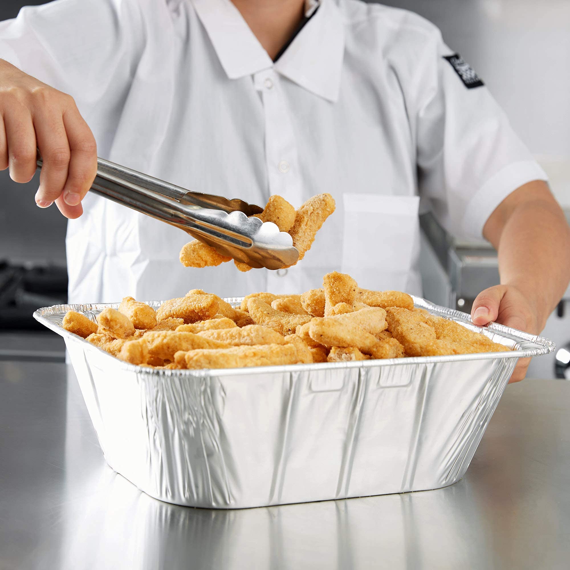 Nicole Fantini 9 x 13” Half Size Extra Deep Aluminum Pans - Keep Meals Fresh Longer - Versatile Food Containers - Eco-Friendly & Durable - 200 Count