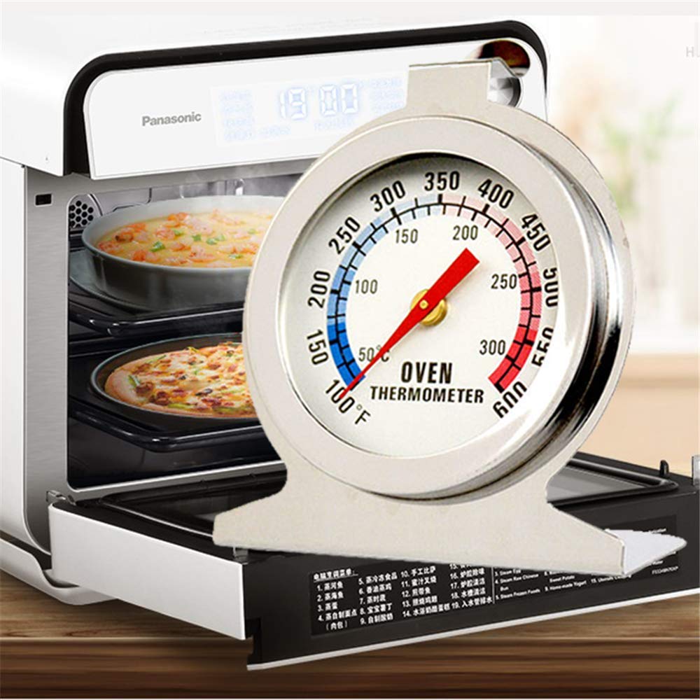 Oven Thermometer,100-600F/50-300°C Instant Read Large Dial Oven Thermometer - Proaccurate Stainless Steel Grill Thermometer for Kitchen Cooking Baking BBQ