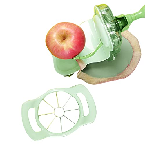 TIKBABA Apple Peeler,Corer Remover and Divider,Semi-automatic Peeler for Potato,Pear