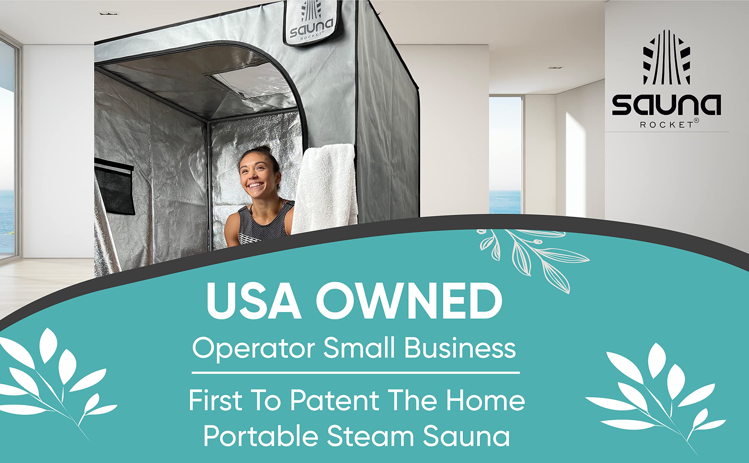Sauna Rocket | 1-Person Full Body Sauna Portable Tent | in-Home Use for Relaxation, Recovery, and Wellness (Tent ONLY)