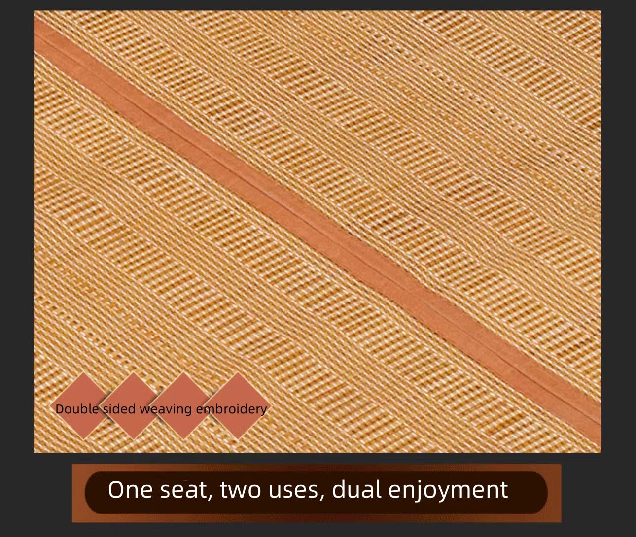 Shuanggui Bamboo-Mat-Summer-Mattress-Pad-Sleeping-Cooling-Pad-for-Bed-Size-0.6x1.8M/23x70in, liangxi006