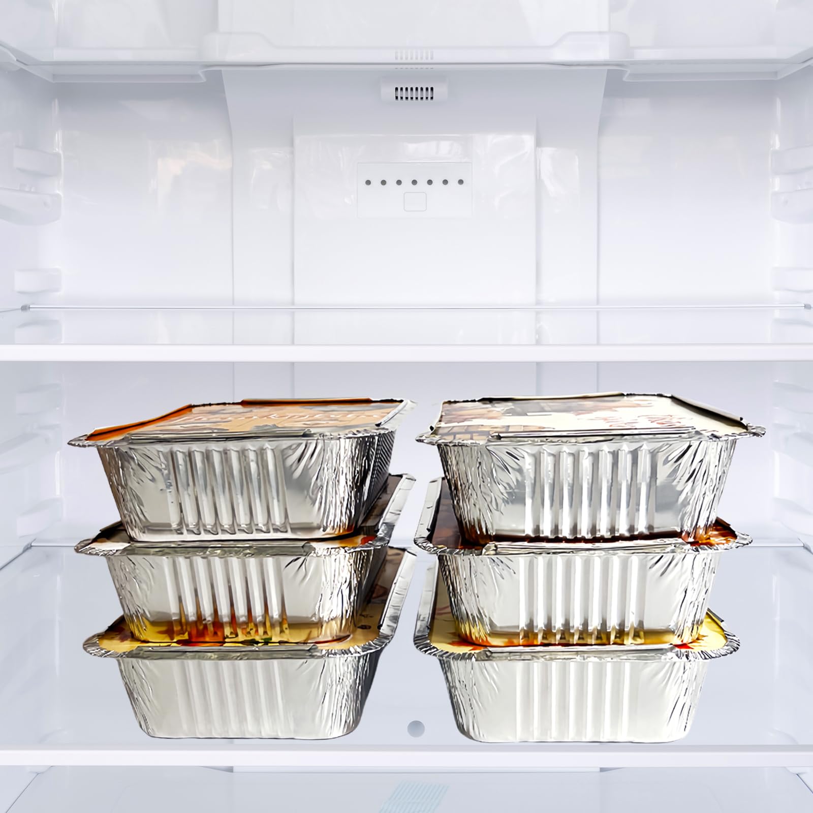 Thanksgiving Food Aluminum Pans Disposable Thanksgiving Leftover Containers with Lids 36Pcs Turkey To Go Cookware Takeout Fall Party Favors Supplies