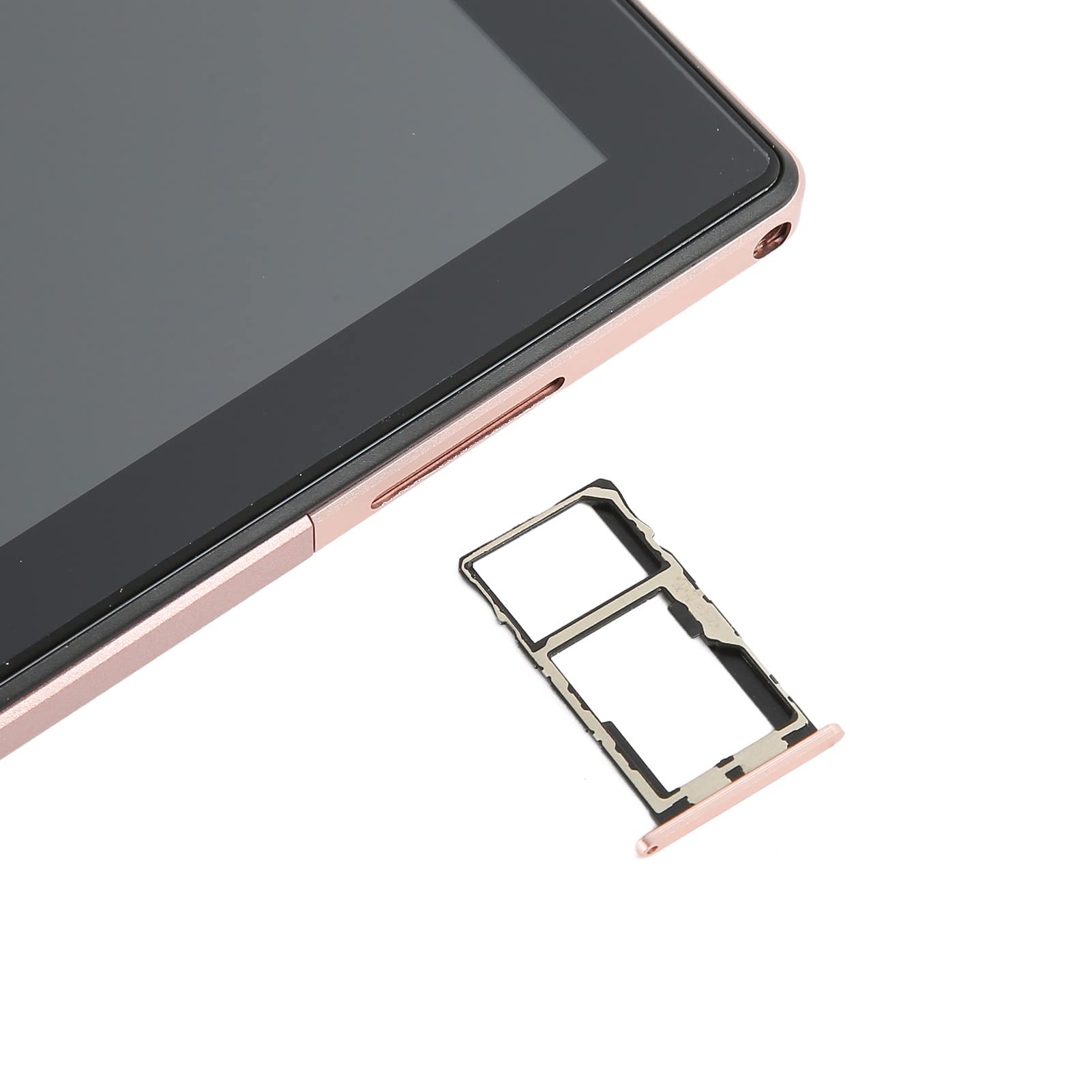 Tablet, 10.1 Inch 1280x800 IPS LCD Tablet for 11.0, 4GB RAM 64GB ROM Dual SIM Rose Gold Tablet, Octa Core CPU 4G LTE Calling Tablet for Daily Ife (US Plug)