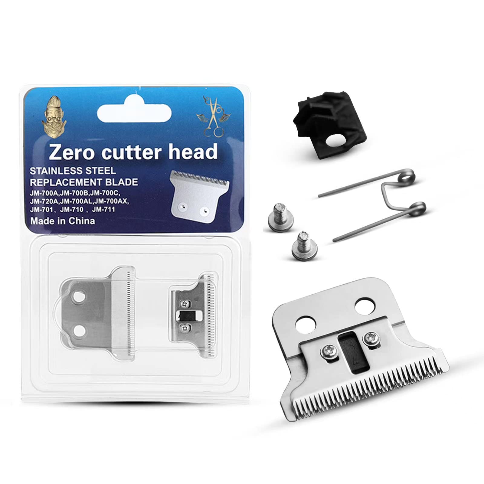 Replacement Blades for T-Outliner trimmer, Compatible with AMULISS/Resuxi/Suttik Model JM-700A、JM-700AL、JM-711