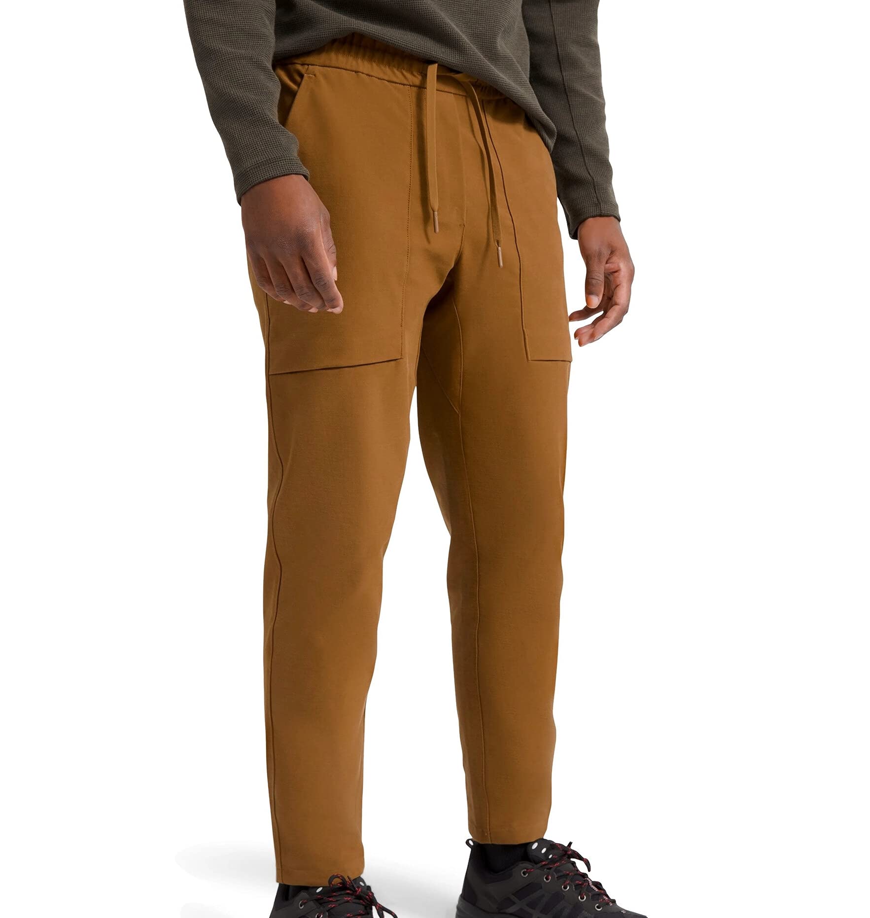 lululemon Men's Bowline Pant (Burnt Caramel (Utilitech Fabric), Large)
