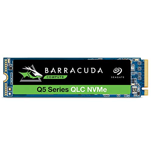 Seagate Barracuda Q5 1TB Internal SSD - M.2 NVMe PCIe Gen3 Γ4, 3D QLC for Desktop or Laptop, 1-Year Rescue Services (ZP1000CV3A001)