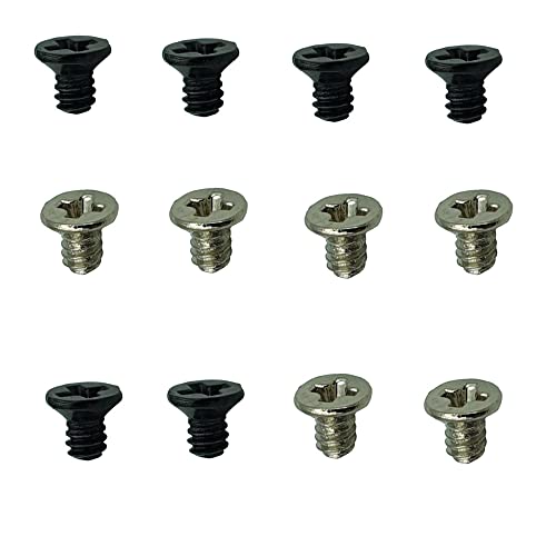 Solo3 Headband Screws Replacement for Beats Solo 3, Solo 2 Headband Screws 12pcs (6pcs Black+6pcs Silver)