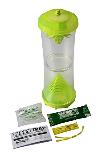 RESCUE! WHY Trap for Wasps, Hornets, & Yellowjackets β Hanging Outdoor Trap - 3 Traps