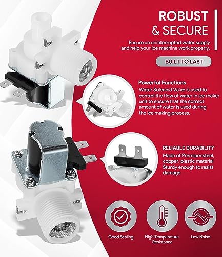 Replacement for Hoshizaki 3U0111-04 Water Valve, 120V, 60HZ, J248-072, HOS3U0111-04
