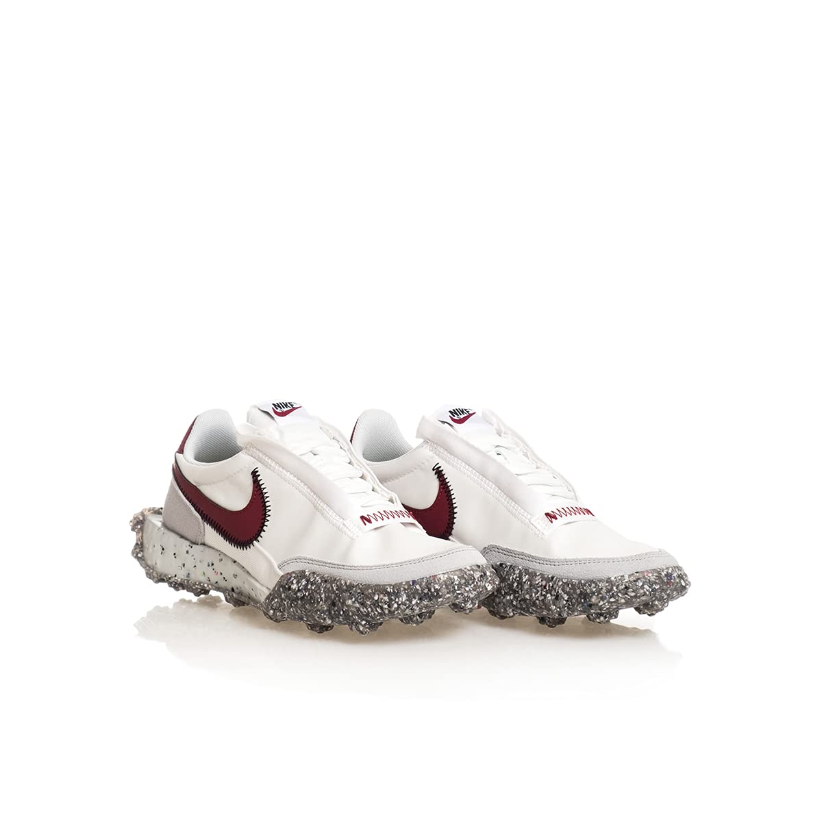 Nike Women's Waffle Racer Crater Summit White/Team Red (CT1983 103) - 5.5