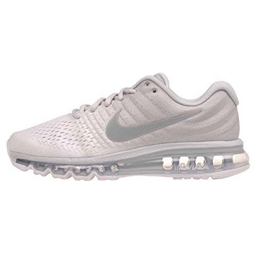 Nike Womens Air Max 2017 Low Top Lace Up Running Sneaker (10, Pure Platinum/Wolf Grey-White)