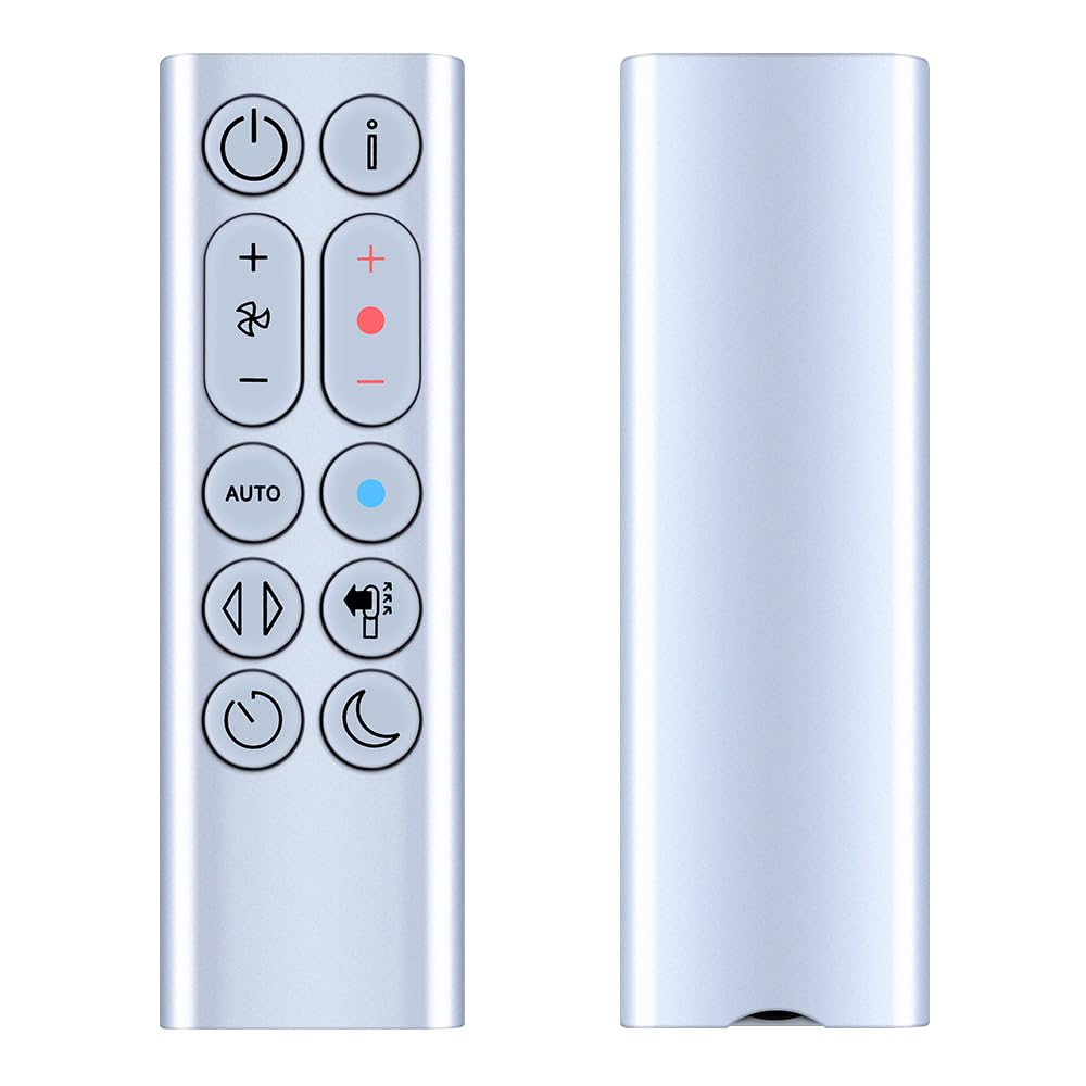Replacement HP04 HP05 HP06 HP09 Remote Control for Dyson Pure Hot + Cool Heater Fan Air Purifying/Heater(Color: Silver)