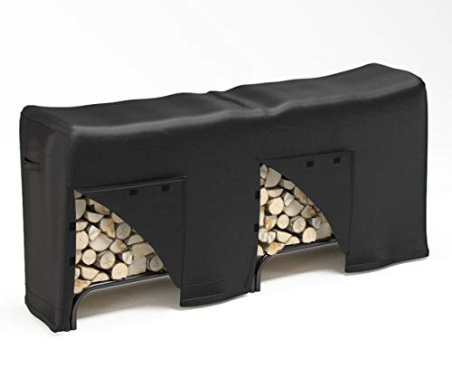 Regal Flame 8 Foot Black Water Resistant Firewood Log Rack Cover
