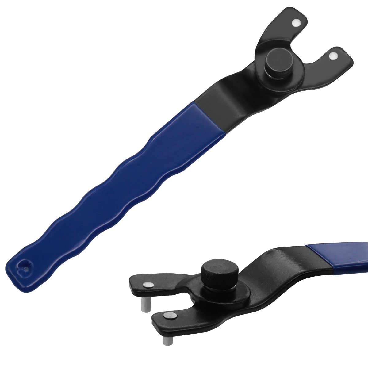 Seamaka Grinder Wrench Universal Adjustable Grinder Spanner âWrench,Lock-nut Grinder WrenchSuitable for 4 ",5", 6 ",7" and 9" Angle Grinders O-K-023-B