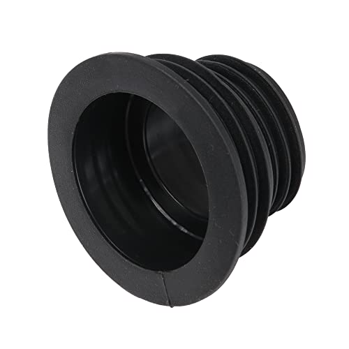 RDEXP 2X Drain Pipe Seal Hose Plug Washing Machine Drain for Bathroom Kitchen Black