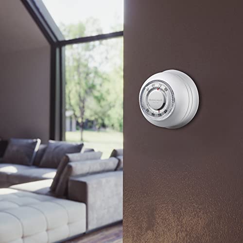 Honeywell Home CT87K1004 The Round Heat Only Manual Thermostat