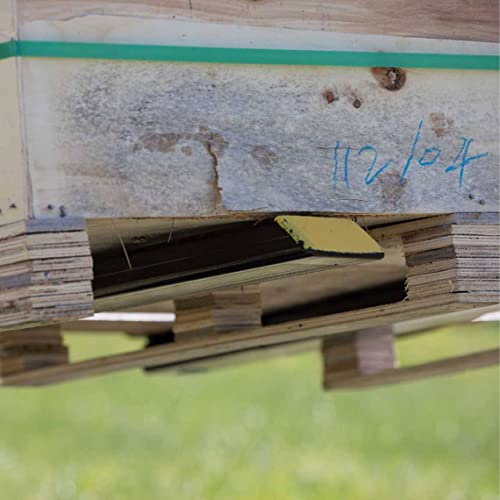 Titan Attachments Light-Duty 43" Clamp-On Pallet Forks with Adjustable Stabilizer Bar, 30" x 3" Fork Length, Rated 1,500 LB, Easy to Install on Loader or Skid Steer Bucket
