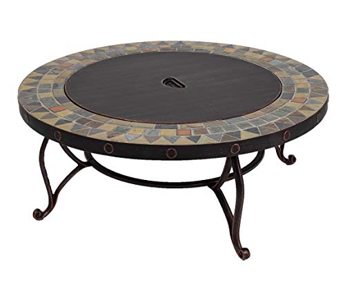 Pleasant Hearth OFW707RI fire Pit, Rubbed Bronze