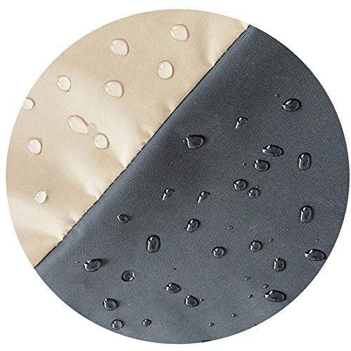 ProHome Direct Patio Heater Cover for Home Outdoor Stand Up Round Dome Heater, Weather Resistant Material, 33" D x 84" H