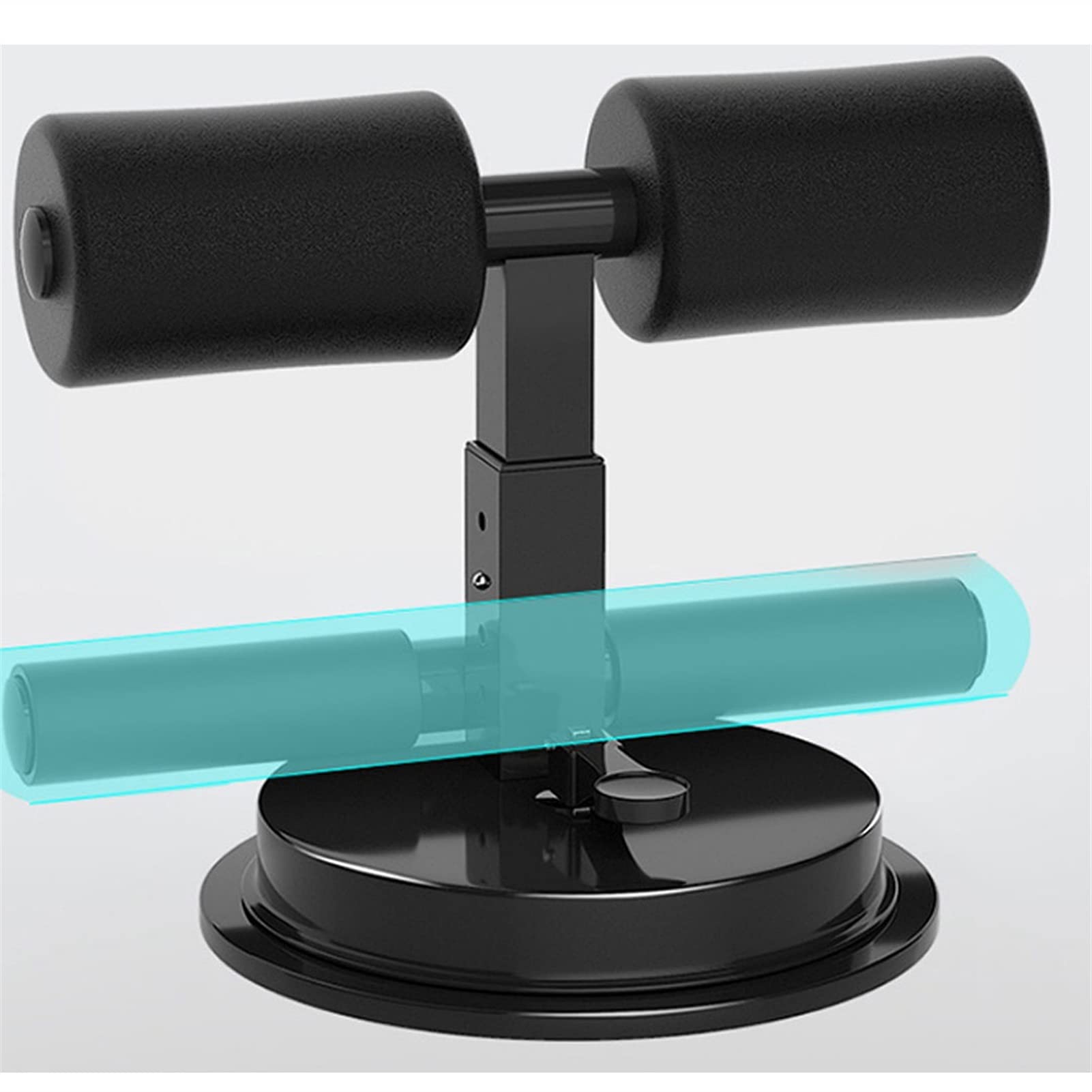LUYIYI Suction Cup Abdominal Sit- up Aid Home Fitness Equipment Abdominal Training Thickened Foam Classic Black