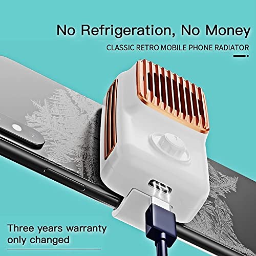 TJLSS Mobile Phone Cooling and Freezing Semiconductor Radiator Fan Handle Mobile Phone Cooler Phones Telecommunications (Color : D)