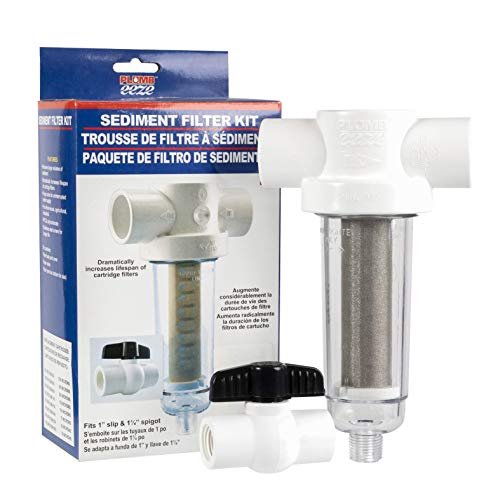 PLUMB eeze 1 inch Slip in-line T-Screen Filter with 140 Mesh