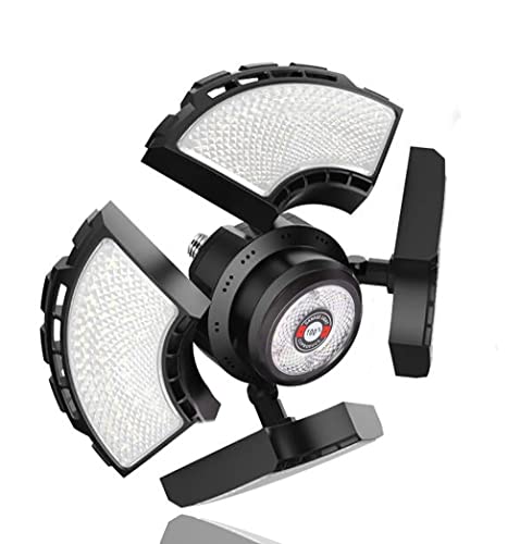 WONDERFUL MEMORIES LED Garage Light,140W Deformable Shop Lights for Garage Led Super Bright,18500LM Pure Aluminum Cold Forged housing Garage Lighting,6500K Daylight for Garage Basement