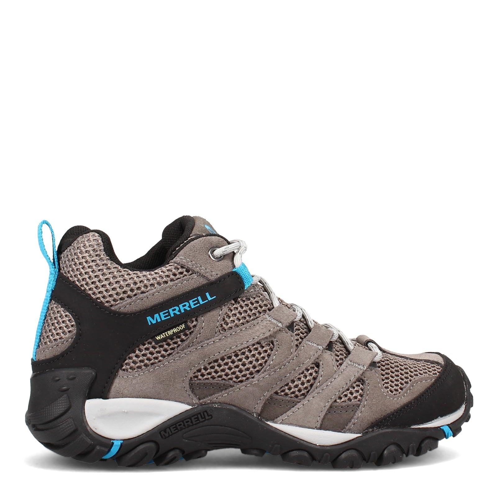 Merrell Women's ALVERSTONE MID Hiking Boot, Charcoal/Tahoe, 7.5