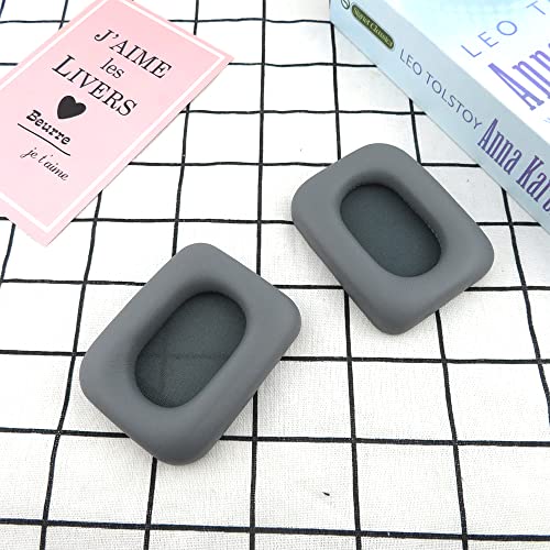 Replacement Earpads Protein Leather Ear Pads Cushions Cover Repair Parts Compatible with Monster Inspiration Over-Ear Headphones (Grey)