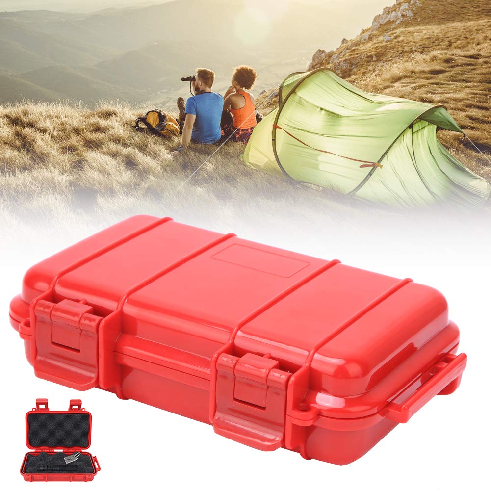 Uxsiya Outdoor Sealing Box,Outdoor EDC Water Proof Pressure Proof Shock Proof Storage Box Survival Equipment Home Outdoor Storage Case
