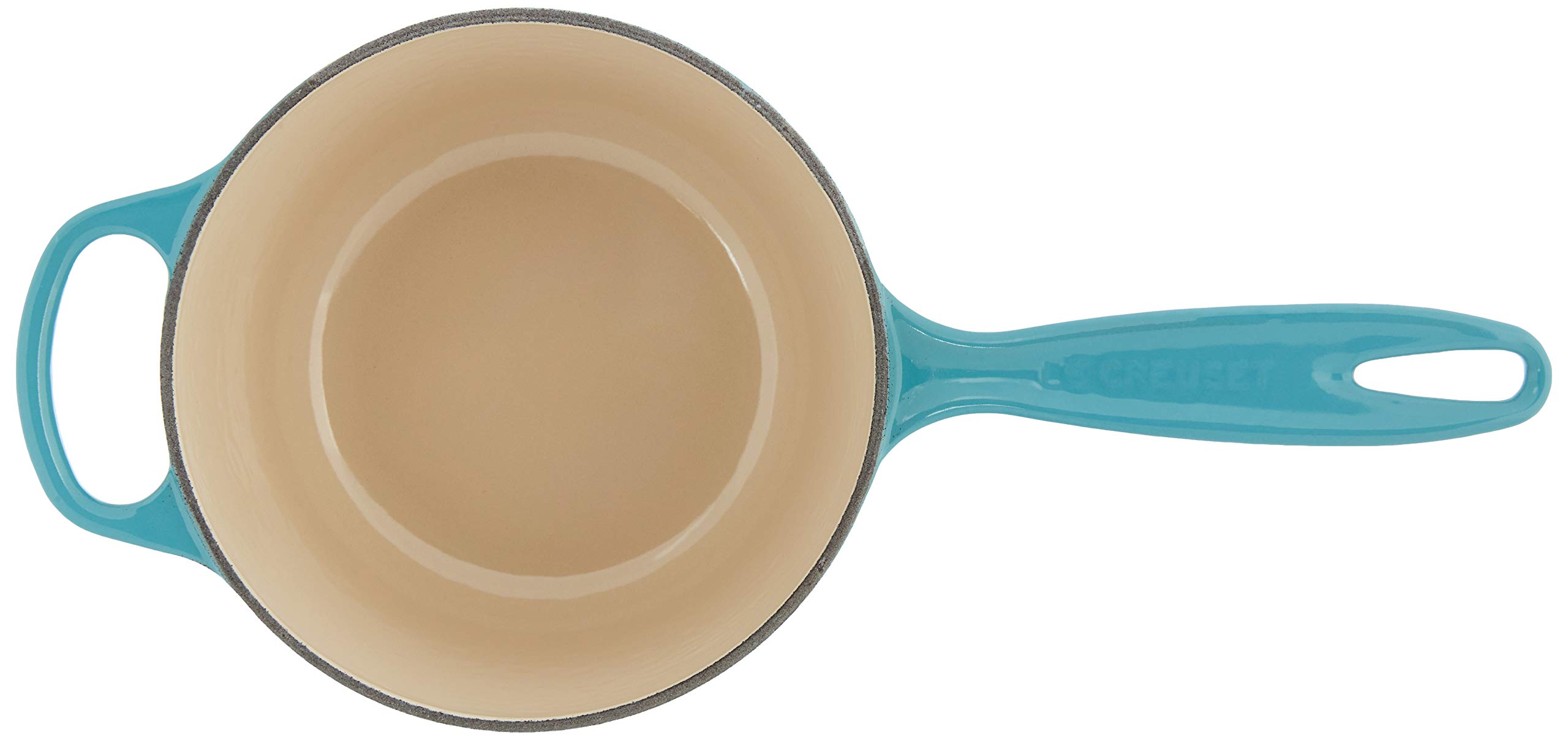 Le Creuset Enameled Cast Iron Signature Saucepan, 1.75 qt., Caribbean