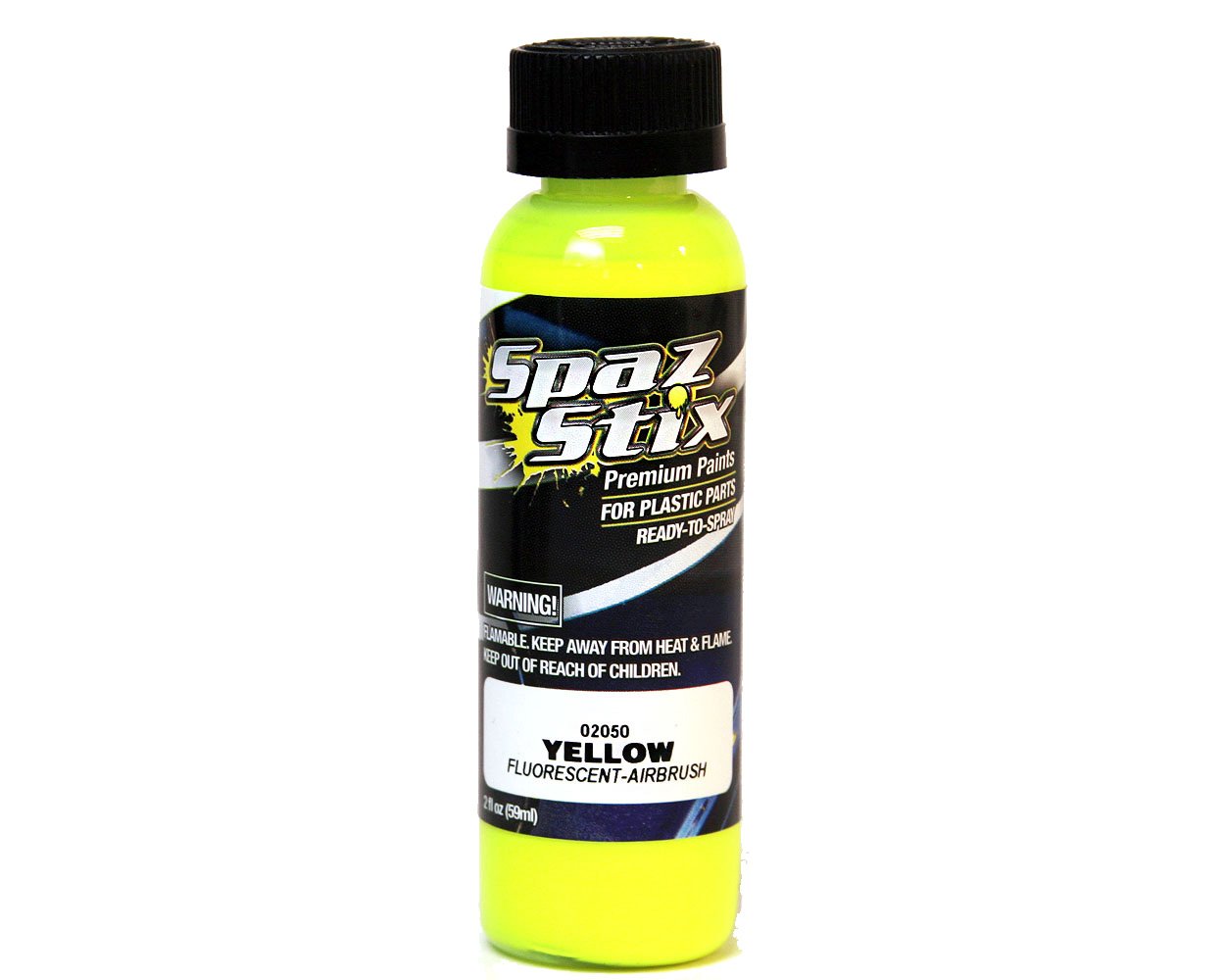 Yellow Fluorescent Airbrush Paint 2oz