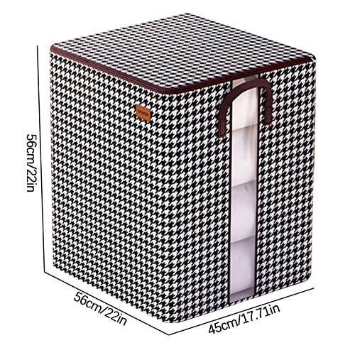 Visual Clothes Storage Bag, Wardrobe Sorting Storage Box Portable Storage Bag Winter Quilt Storage Box