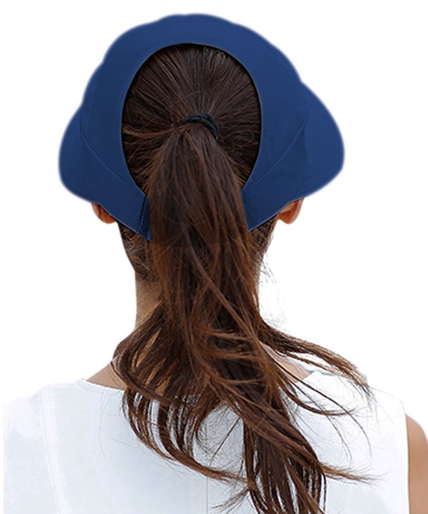 HINDAWI Sun Hat Sun Hats for Women Wide Brim Packable UV Protection Visor Floppy Womens Beach Summer Cap Navy