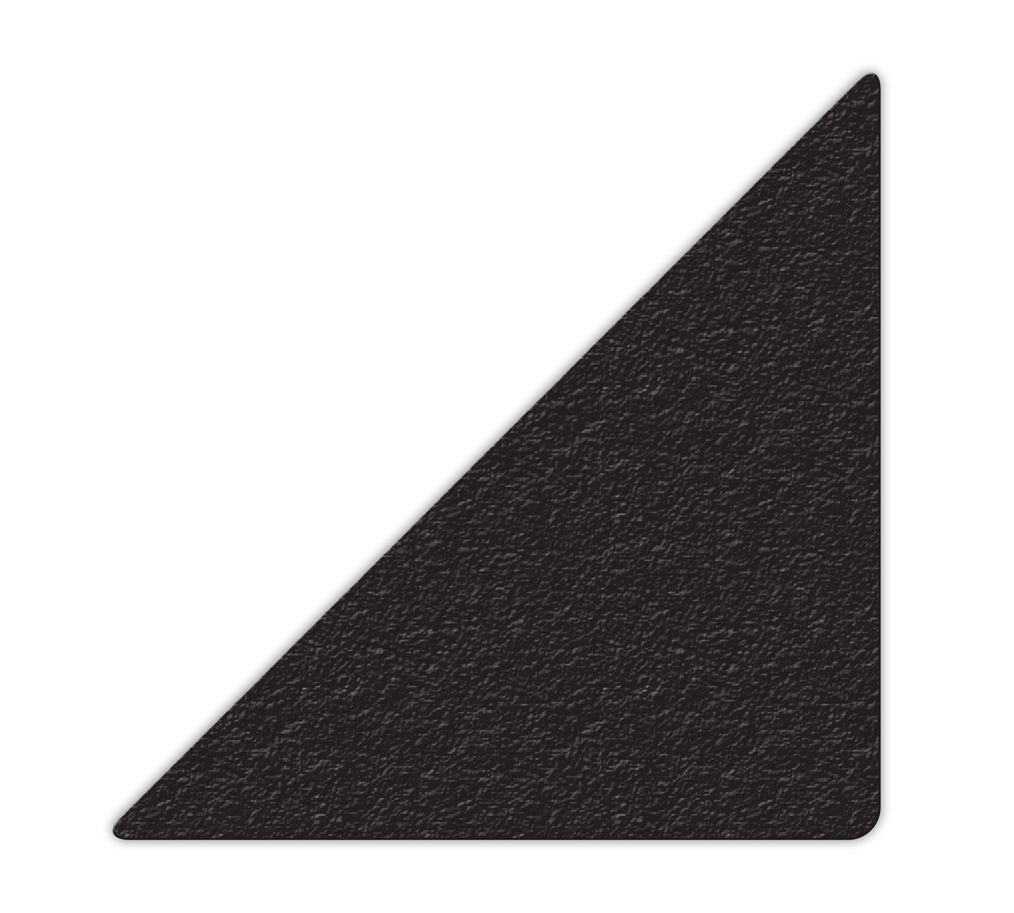 INCOM Manufacturing: Workplace Marker 6" Triangle, Black (Pack of 25)