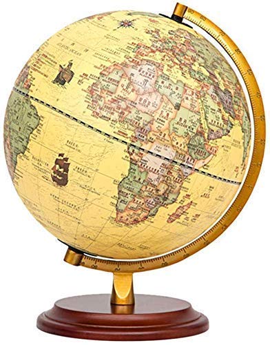 World Globes-Educational World Globe with Adults Desktop World Globe Educational Toy for Children-Geography Learning Toy