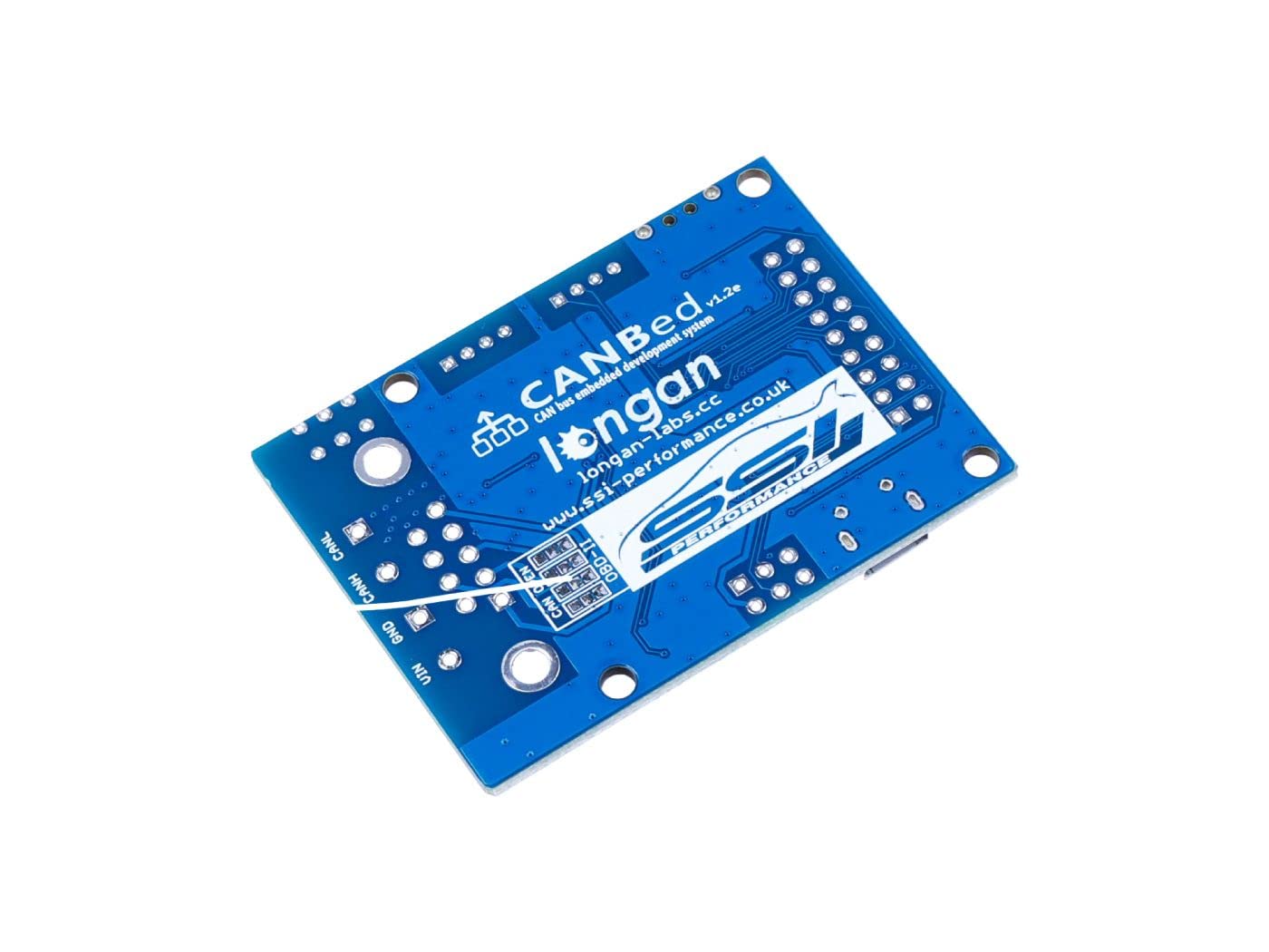 Seeed Studio CANBed - Arduino CAN-Bus Development Kit, ATmega32U4 with Arduino Leonardo Bootloader, MCP2515 and MCP2551 CAN-Bus Controller and Transceiver.