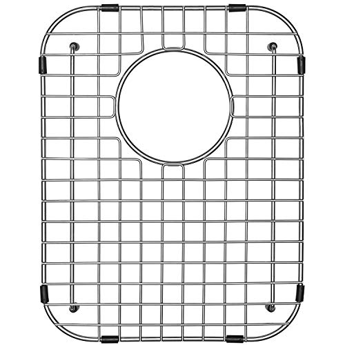Serene Valley Sink Protector and Kitchen Sink Bottom Grid NDG1317, 304 Premium Stainless Steel, dim 11 7/8" x 15 3/8"