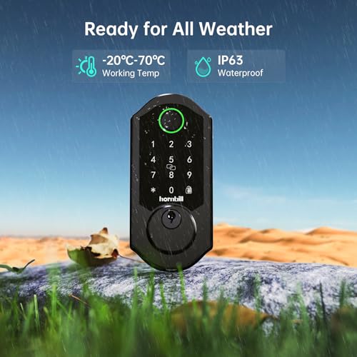 Hornbill Smart IC Cards, Smart Fobs Work with Smart Locks, Addable Smart Cards for TTLock Smart Locks, Keyless Entry Smart Cards for Door Lock 3pcs