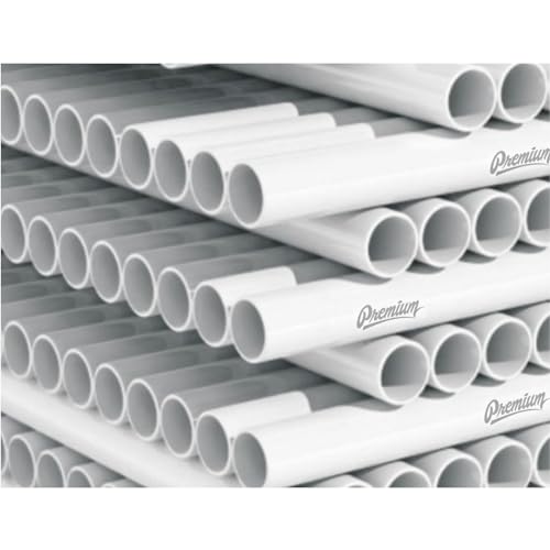 PVC Pipe Sch40 2 Inch (2.0) White Custom Length 5FT Feet