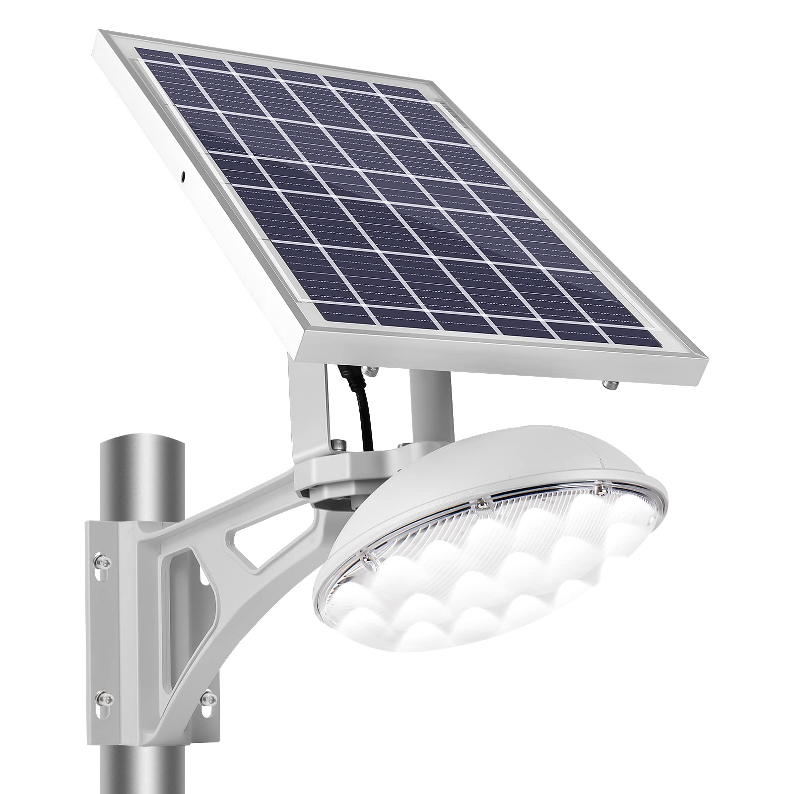 XRDZYXGS Solar Street Lights, 10000LM Parking Lot Light with Motion Sensor, Solar Street Lights Outdoor Waterproof Solar Flood Light Solar Street Lights Outdoor Dusk to Dawn, Solar Lamp for Road/Yard