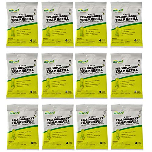 RESCUE! Yellowjacket Attractant – 4 Week Supply - 12 Pack