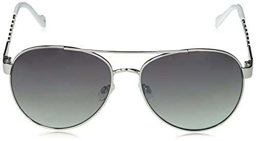 Jessica Simpson Women's J5999 Classy Metal Aviator Pilot Sunglasses with UV400 Protection - Glamorous Sunglasses for Women, 59mm